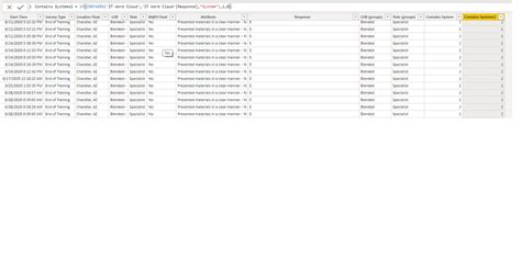 solved column contains x microsoft fabric community