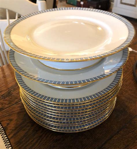 Proantic Part Of Service Limoges Art Deco 49 Pieces