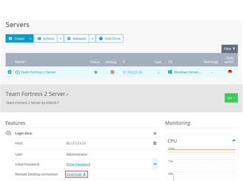 How To Create A Tf Server Ionos