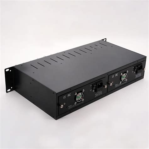 14 Slot Optical Transceiver Chassis Ethernet To Fiber Media Converter