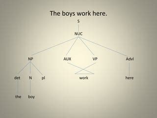 Phrase Structure Rules For English PPT