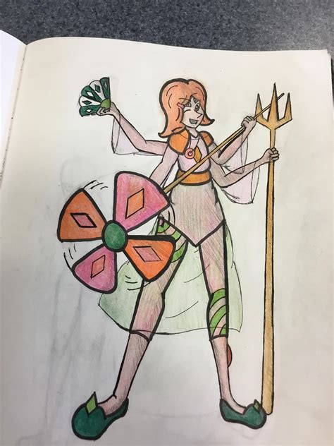 Peach Selenite [steven Universe Oc Fusion] By Kuraitsukimajutsu On