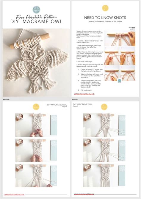 How To Make A Macrame Owl Keychain Craftsmumship
