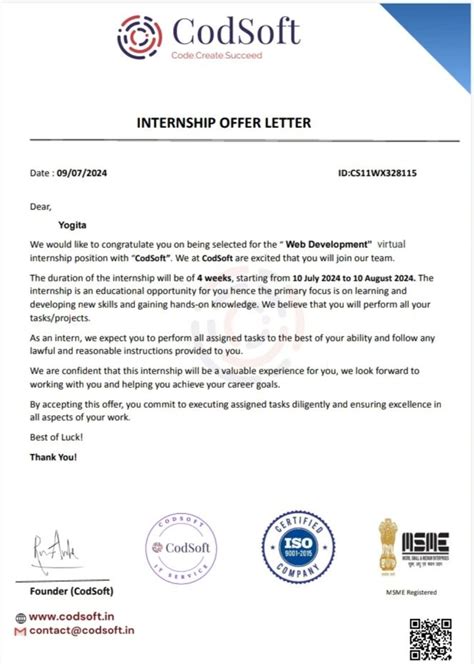 Yogita On Linkedin Codsoft Webdevelopment Intern