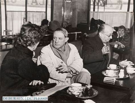 Brassaï Picasso At The Café De Flore Mutualart