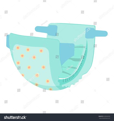 Diaper Nappy Vector Illustration Isolated On Stockvector Rechtenvrij