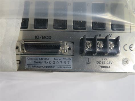 Mitutoyo 542 064 Ev 16d Linear Gage Counter 12 24vdc 700ma New Industrial Automation Canada