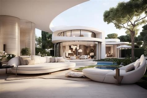 Premium Photo A Haven Of Style A 3d Luxury Home