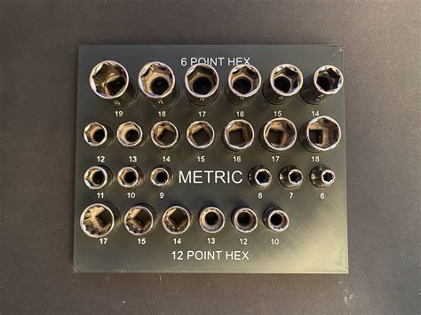 🧰 Socket Organizer Metric・free Stl File For 3d Printing・cults