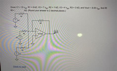 solved given v1 10 vpp r1 8 ka v2 7 vpp r2 1 kn