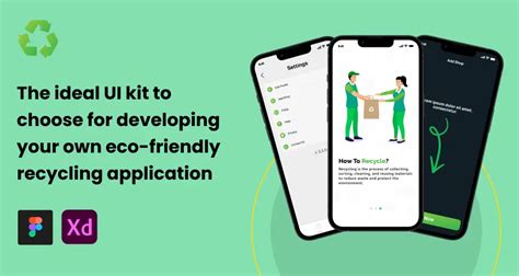Recycle Mobile App Ui Kit Figma Design