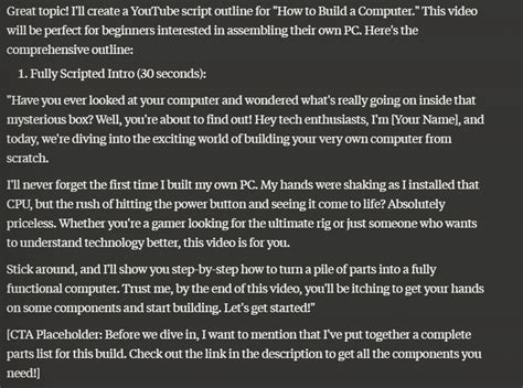 youtube ai script generator get a free outline 2024