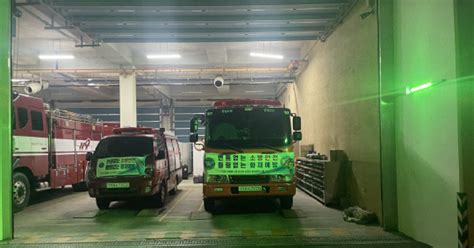 공주소방서 소방차량 안전탈출시스템 구축