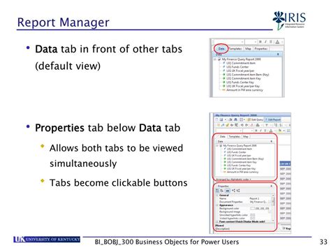 Ppt Bi Bobj 300 Business Objects For Power Users Powerpoint Presentation Id 462778