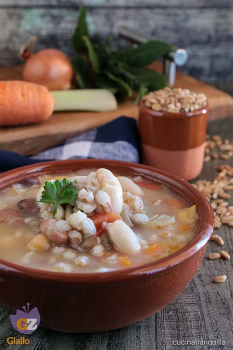 Zuppa Di Cereali E Legumi La Ricetta Semplice Cucinatranquilla