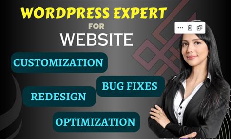 Develop Wordpress Website Do Optimization Redesign Customization And