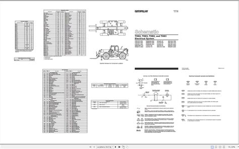 Caterpillar Telehandler Th63 5wn Operators Service Manual Schematics