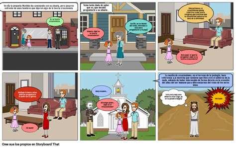 El Creacionismo Storyboard Par A466ea3a