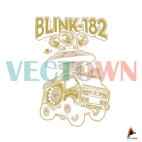 Comfort Colors Blink 182 Ufo American Rock Band Svg Files