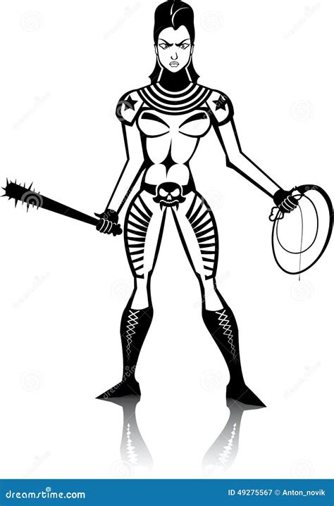 Evil Mistress Stock Vector Illustration Of Dominance 49275567