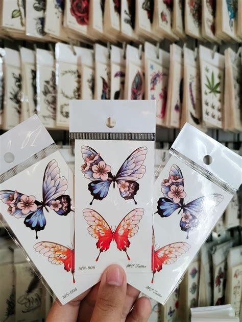 แทททูสติกเกอร์ติดผิว เหมือนรอยสักจิง Tattoo Sticker