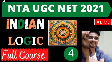 Indian Logic Full Course Paper 1 Part 4 Nta Ugc Net 2021 Naveen