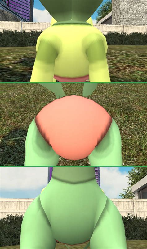 Treeckos Evolution Line Butt Closed Up By Skulltronprime969 On