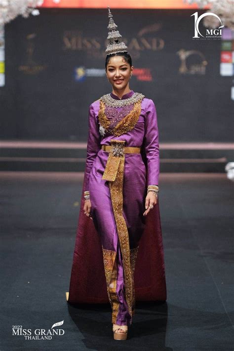Thai Siwalai Dress Thai National Costume Thailand 🇹🇭