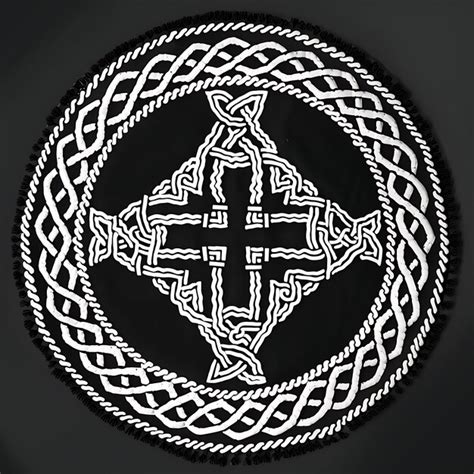 Premium Photo Frame Of Woven Wall Hanging Cnc Art With Celtic