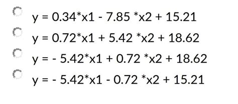 Solved Choose The Linear Function That Best Predicts The Chegg