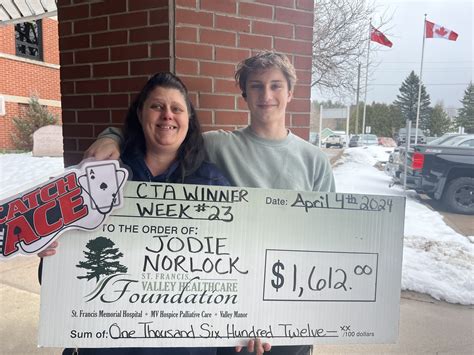 Jodie Norlock Is The Winner Of The Catch The Ace Week 27 Draw My