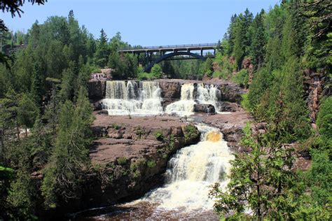 The Full Falls At Gooseberry Falls State Park Minnesota Image Free