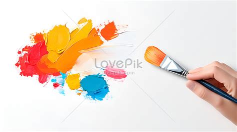브러시 및 컬러 페인트 사진 무료 다운로드 Lovepik