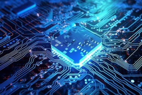 premium ai image system of digitalization processor or neural