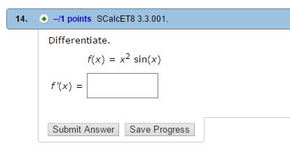 Solved Differentiate F X X2 Sin X Chegg