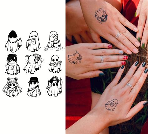 Cute Ghost Tattoo Mrinkart
