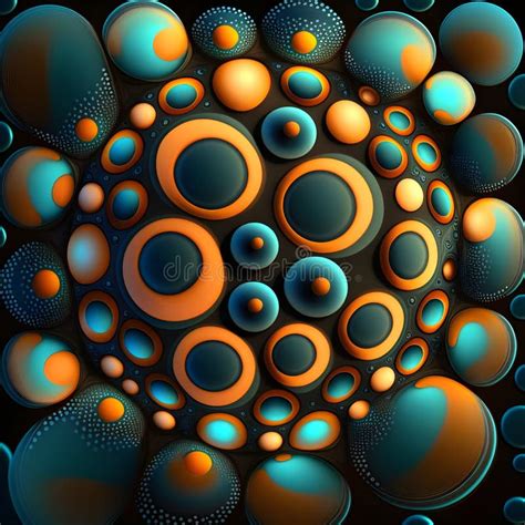 Generative Ai Illustrations Geometry Patterns Background Mixed Colors Abstract Pattern