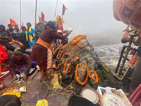 केदारनाथ के क्षेत्रपाल भगवान भकुंट भैरवनाथ के कपाट मंगलवार को पूजा