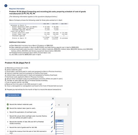 Solved Required Information Problem A Algo Computing Chegg