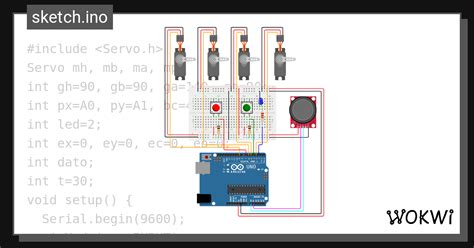 Brazoroboticojoystickybluetooth Wokwi Esp32 Stm32 Arduino Simulator