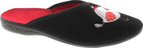 Sc Home Collection Womens 157 Birdie Closed Toe Low Wedge Plush House