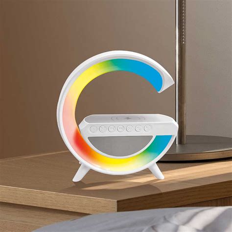 Light Up Wireless Alarm Clock Speaker Red5 Red5 Tech The Source Wholesale