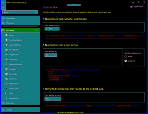 Xaml Controls Gallery