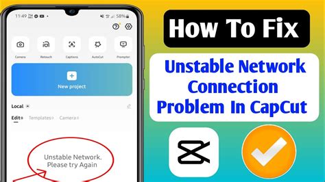 How To Fix Unstable Network Connection Problem In CapCut CapCut Template Unstable Network