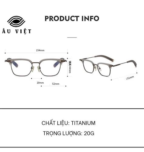 Gọng Kính Titanium Ditano DLX107 - Mắt Kính Âu Việt