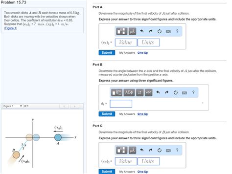 Solved Problem 1573 Part A Two Smooth Disks A And B Each