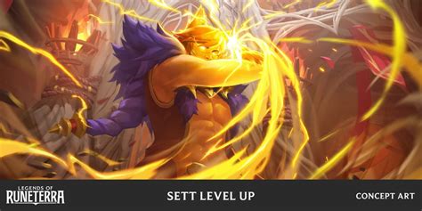 Sett And Nidalee Level Up Concept Art Legends Of Runeterra By Chenkun