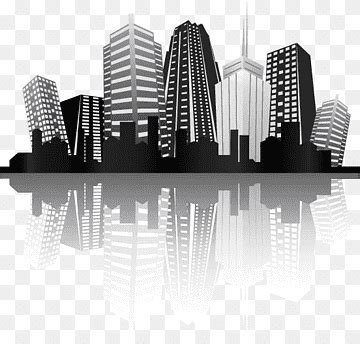 Logotipo De Edificio De Gran Altura Edificio De Silueta Ciudad
