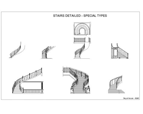 STAIRS DETAILED SPECIAL TYPES Thousands Of Free AutoCAD Drawings