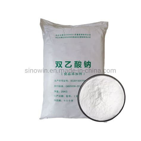 White Crystalline Powder Food Grade Preservative Sodium Diacetate